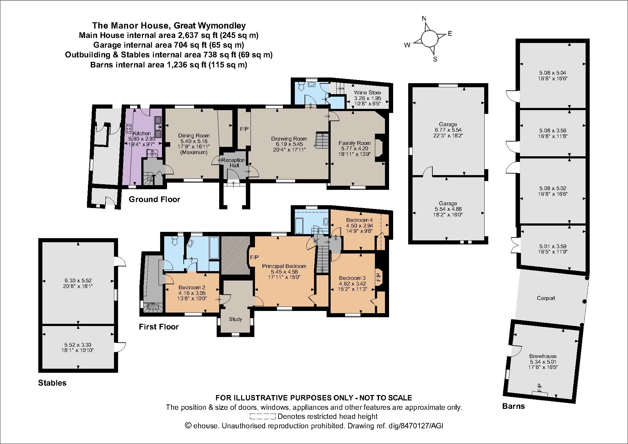 The Manor House | Strutt & Parker | Reception hall | Drawing